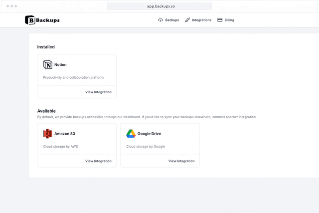 Backupsso Automated Notion Backups